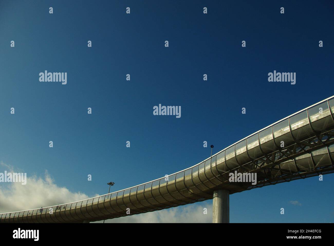 Pescara - Abruzzo - View of the pedestrian bridge called "Ponte del ...