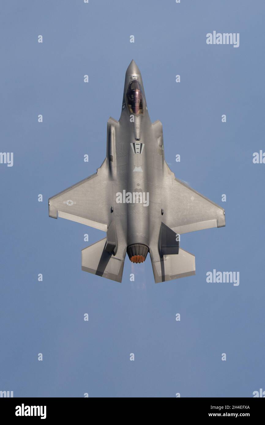 October 31, 2021, Salinas, CA: The Lockheed Martin F-35A Lightning II ...