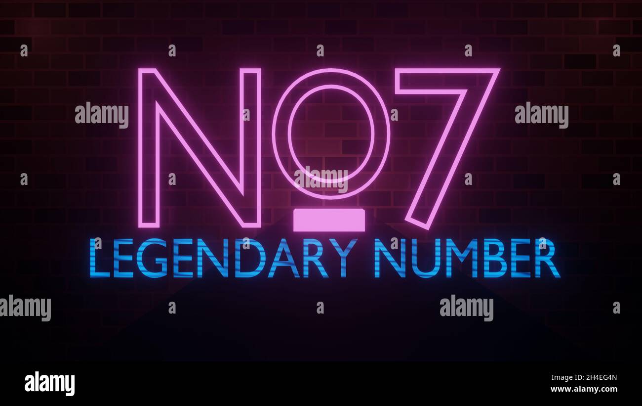 Illustration graphic of beautiful neon lighting effect on the text 'No ...