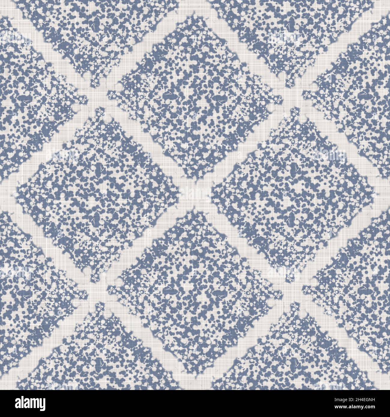 Seamless french farmhouse grid geo linen printed fabric background ...