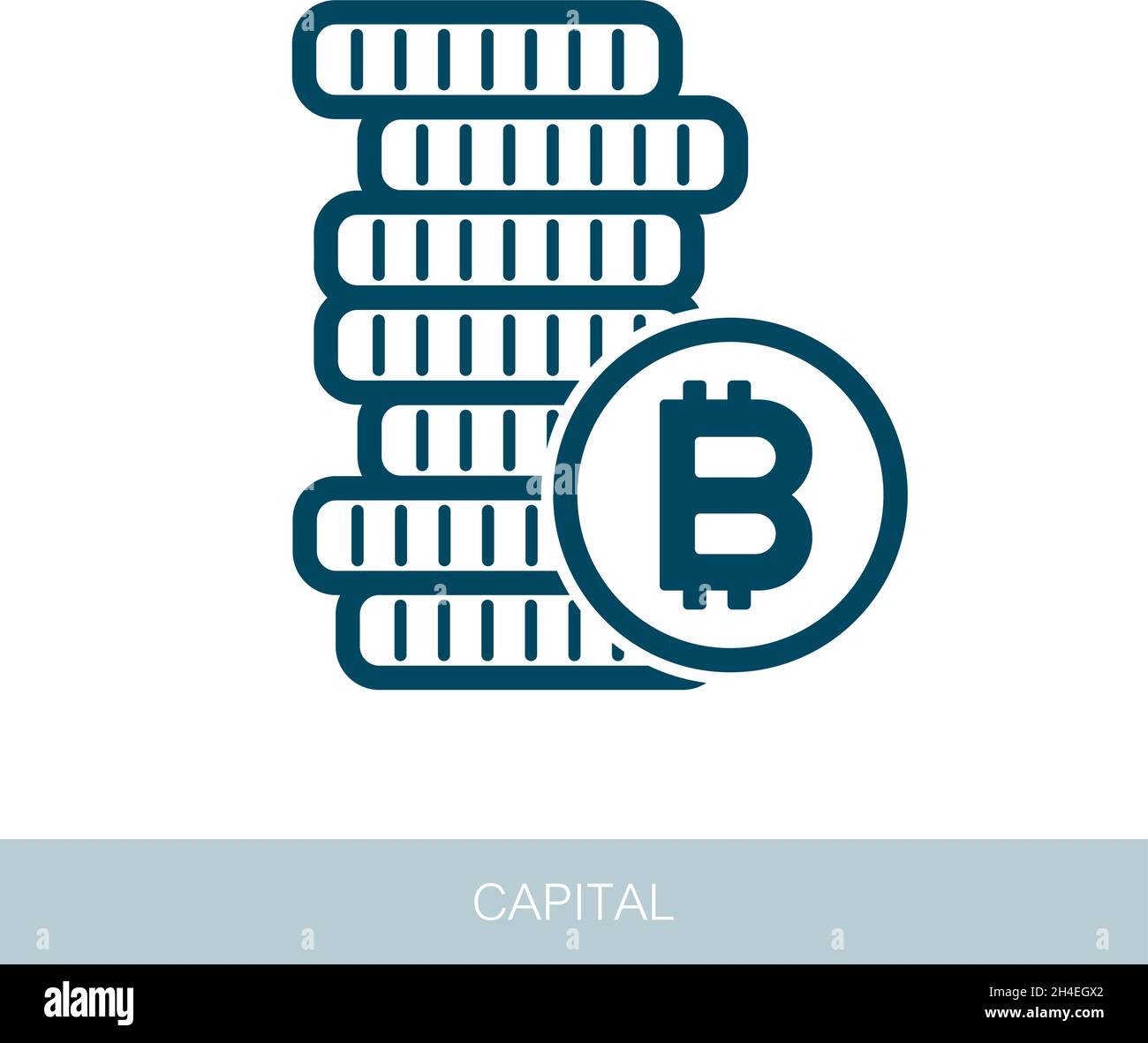 Bitcoin coins altcoins in Stock Vector Images - Alamy