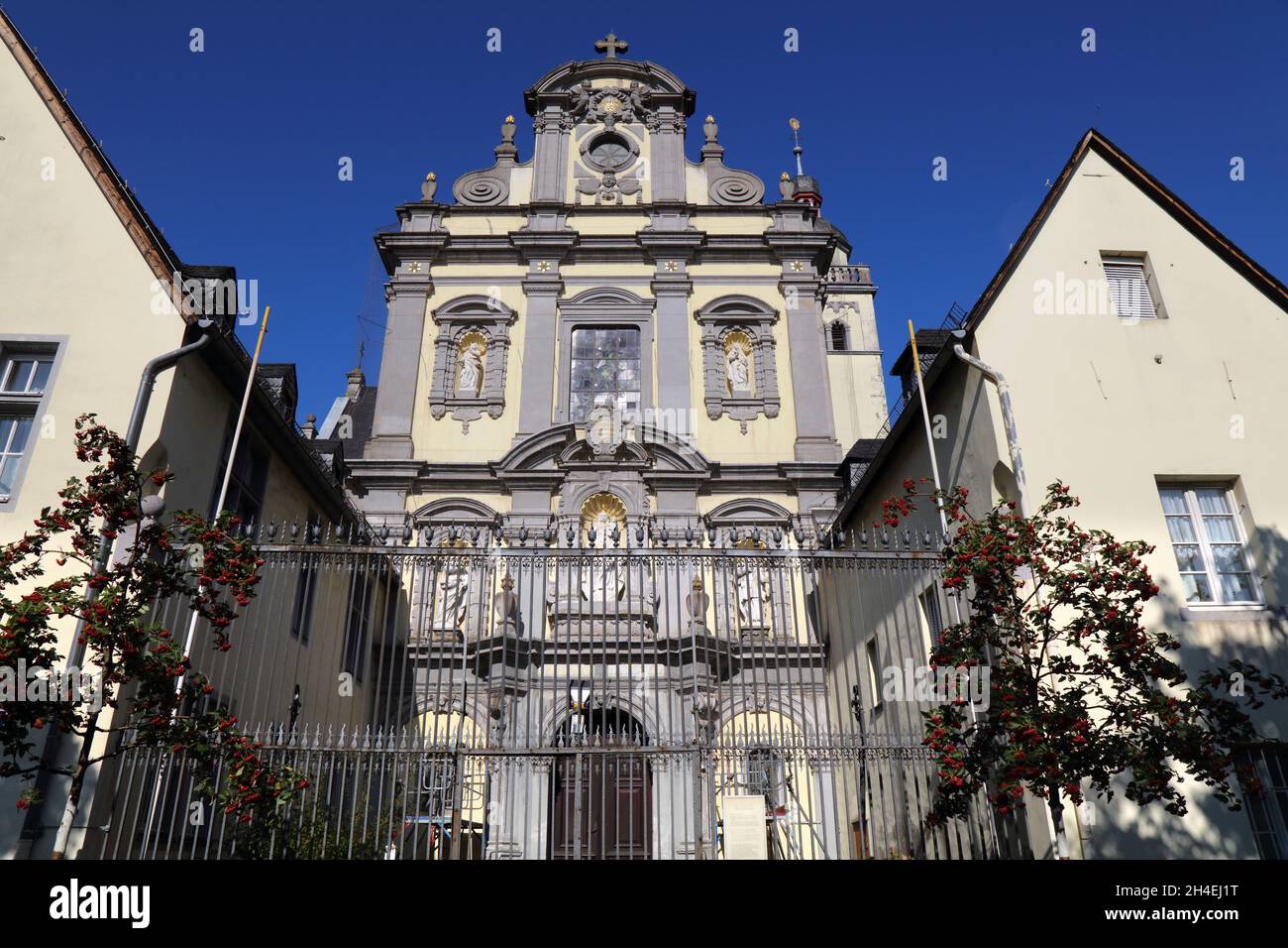 Cologne city landmark, Germany. Carmelite Order convent in Germany ...