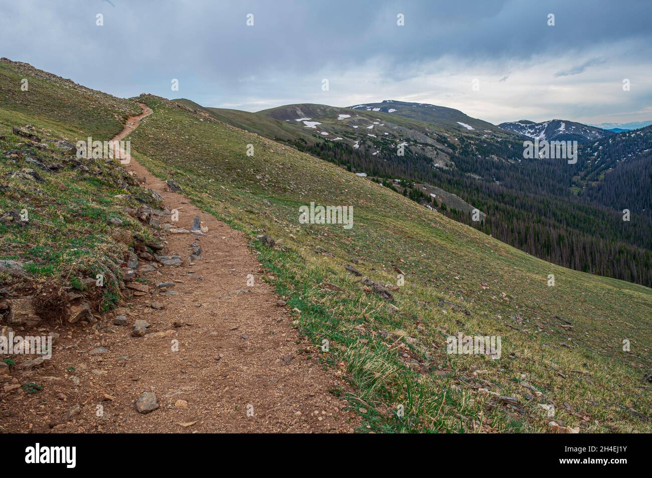 Mount Ida Hiking Trail in Rocky Mountain National Park, Colorado, USA ...