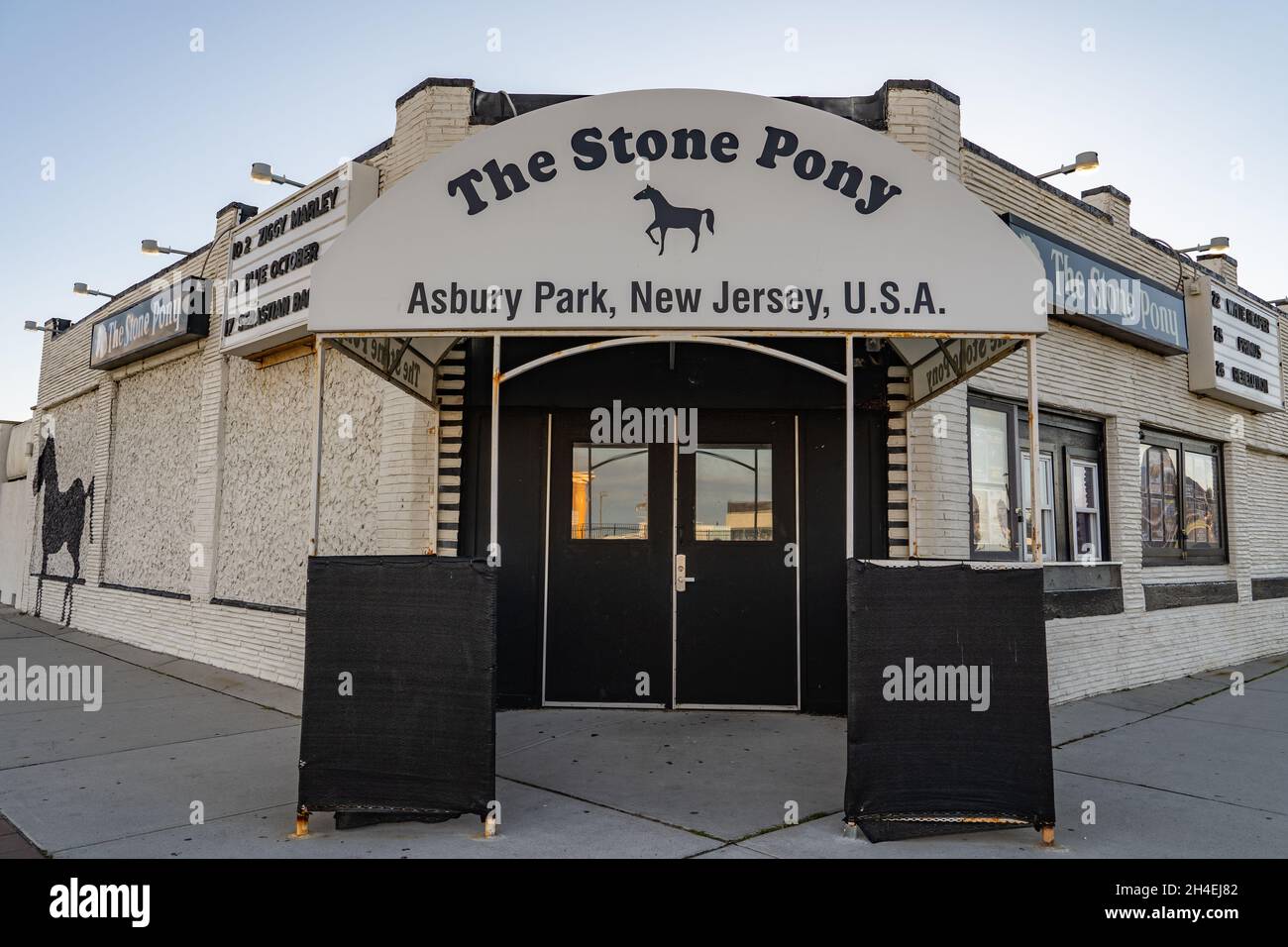 The Stone Pony music venue in Asbury Park, New Jersey is a historic music club that launched ...