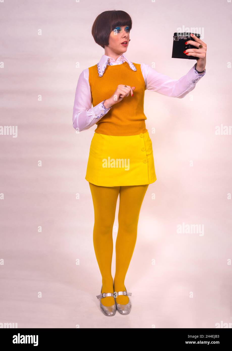 Mini skirt 1960s hi-res stock photography and images - Alamy