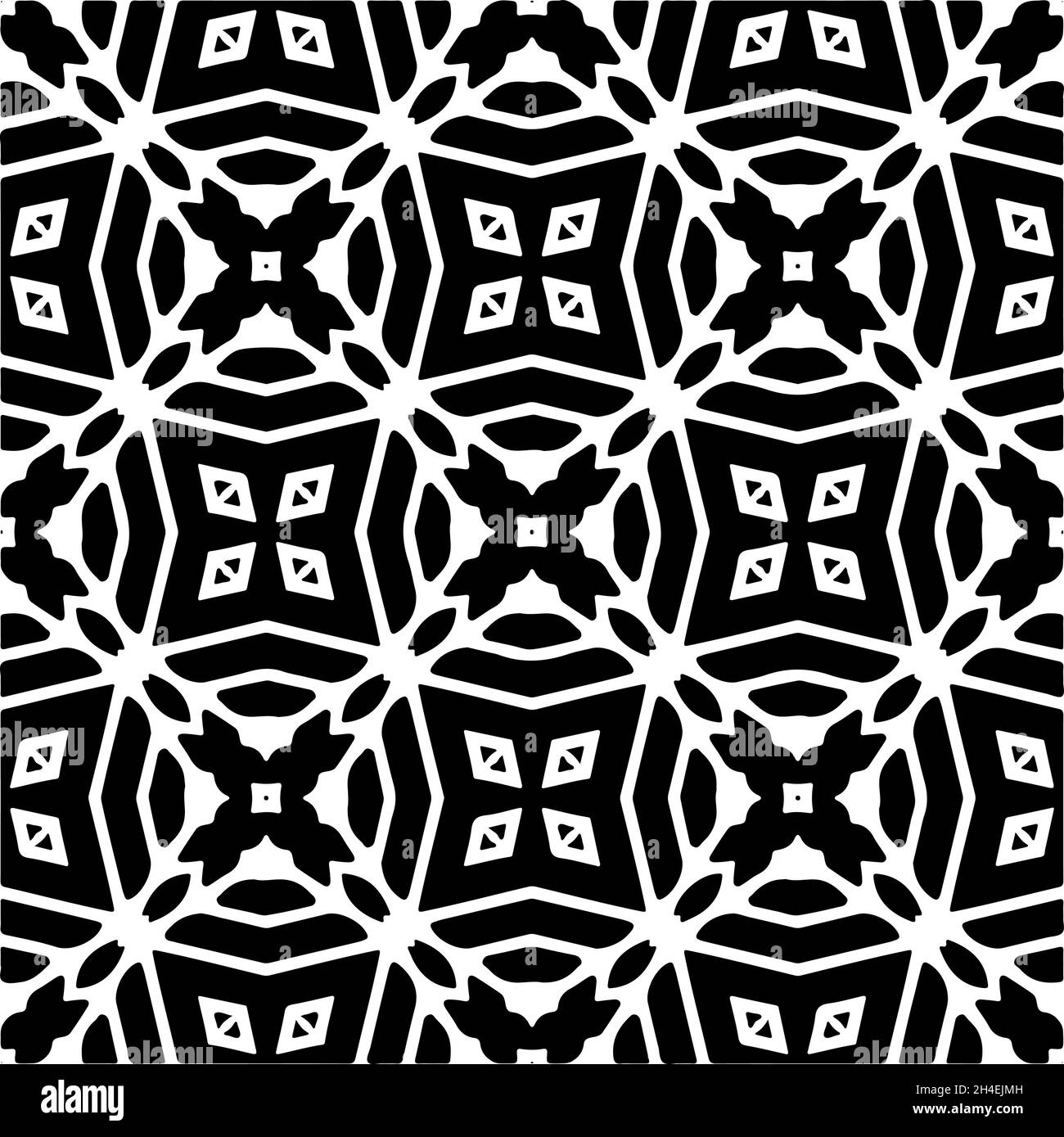 Vector seamless pattern. Modern stylish texture. Composition from ...