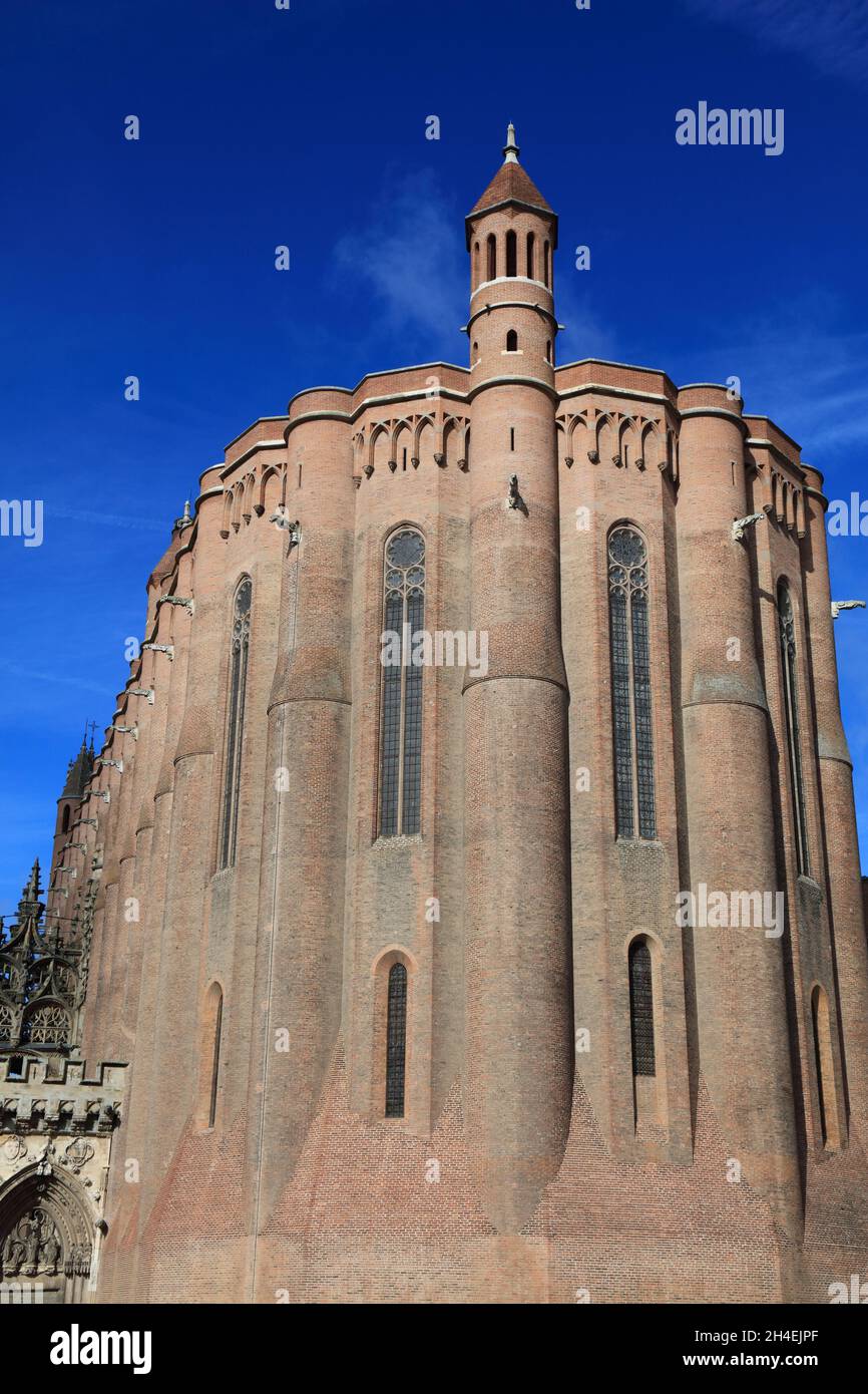 Albi, France. Albi Cathedral Basilica of Saint Cecilia. UNESCO World ...
