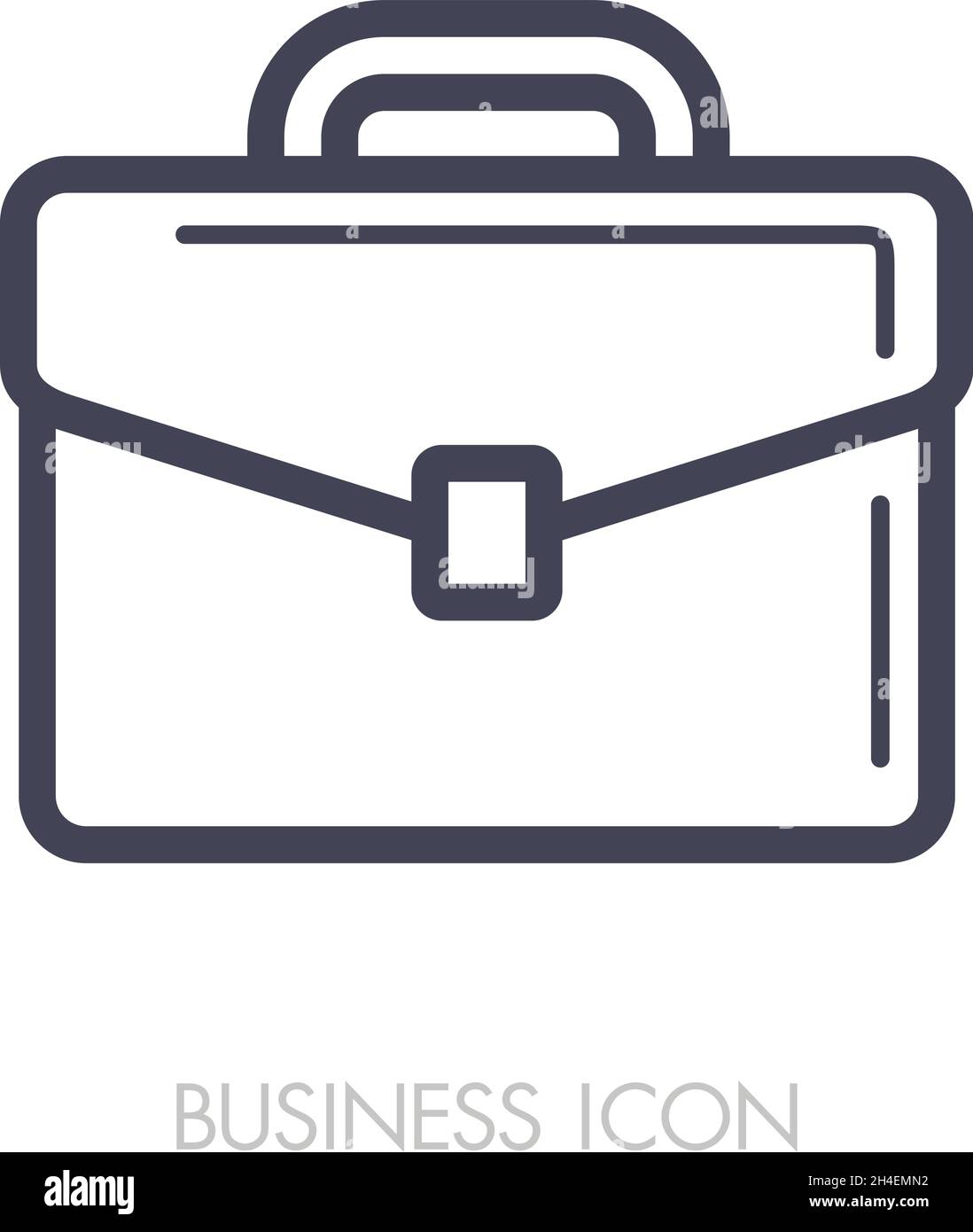Briefcase outline icon. Business sign. Graph symbol for your web site ...