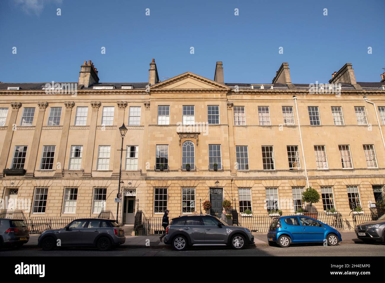 Classic Bath housing architecture built with local Bath Stone Stock ...