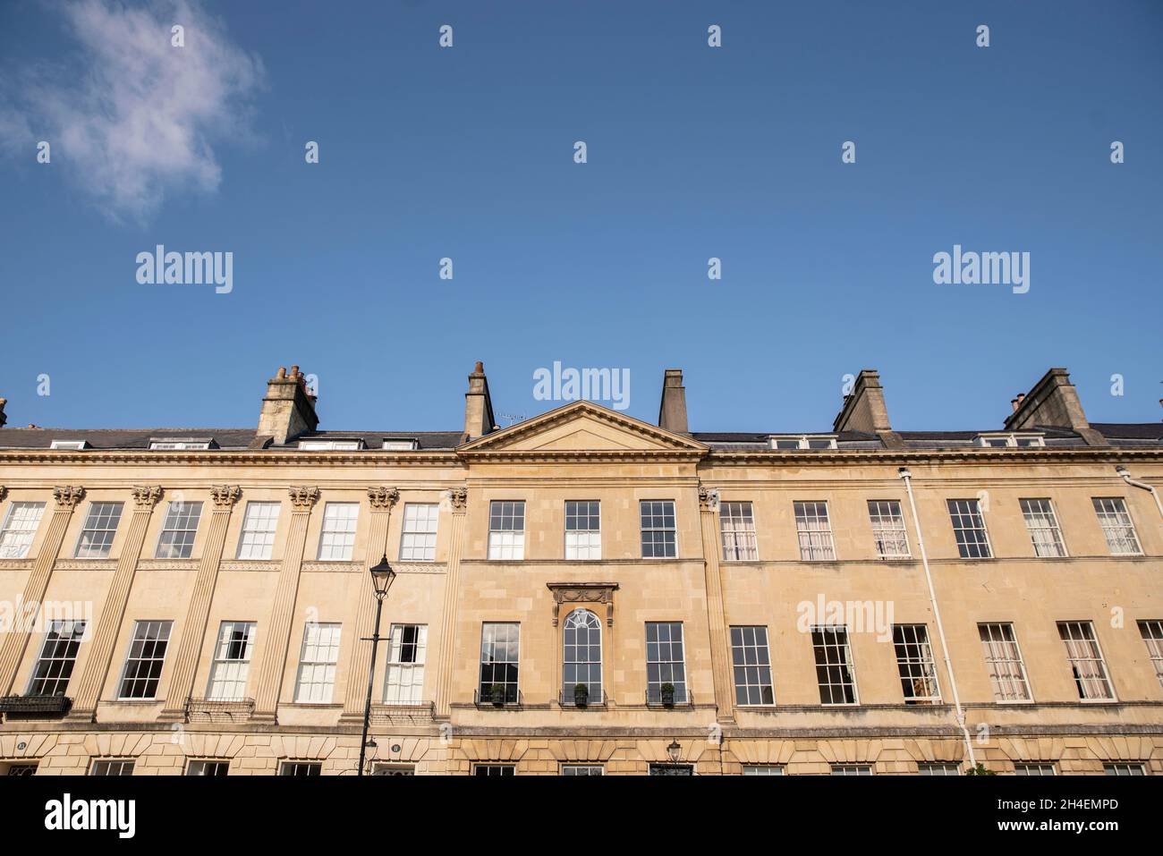 Classic Bath housing architecture built with local Bath Stone Stock ...