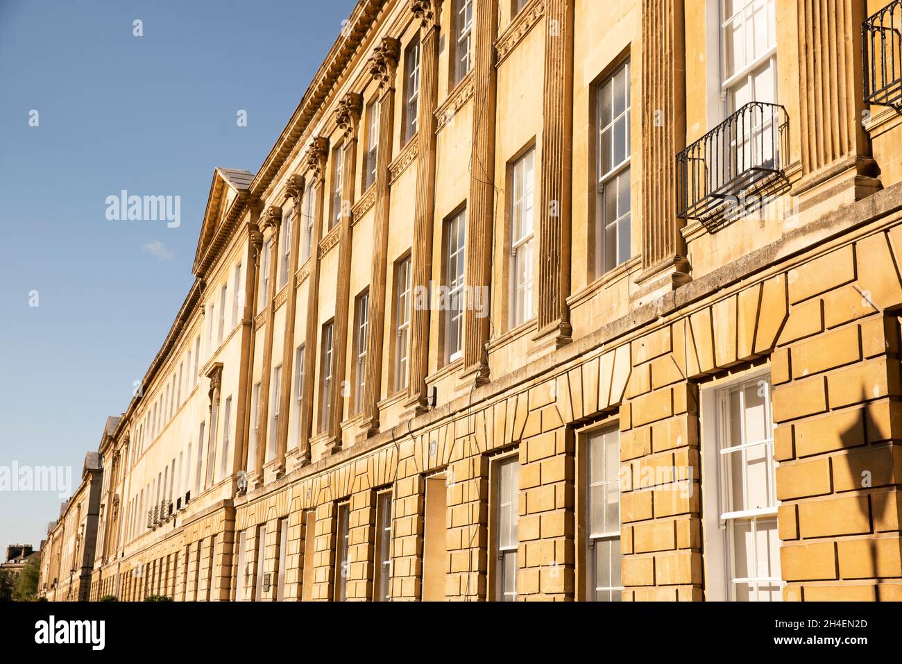 Classic Bath housing architecture built with local Bath Stone Stock ...