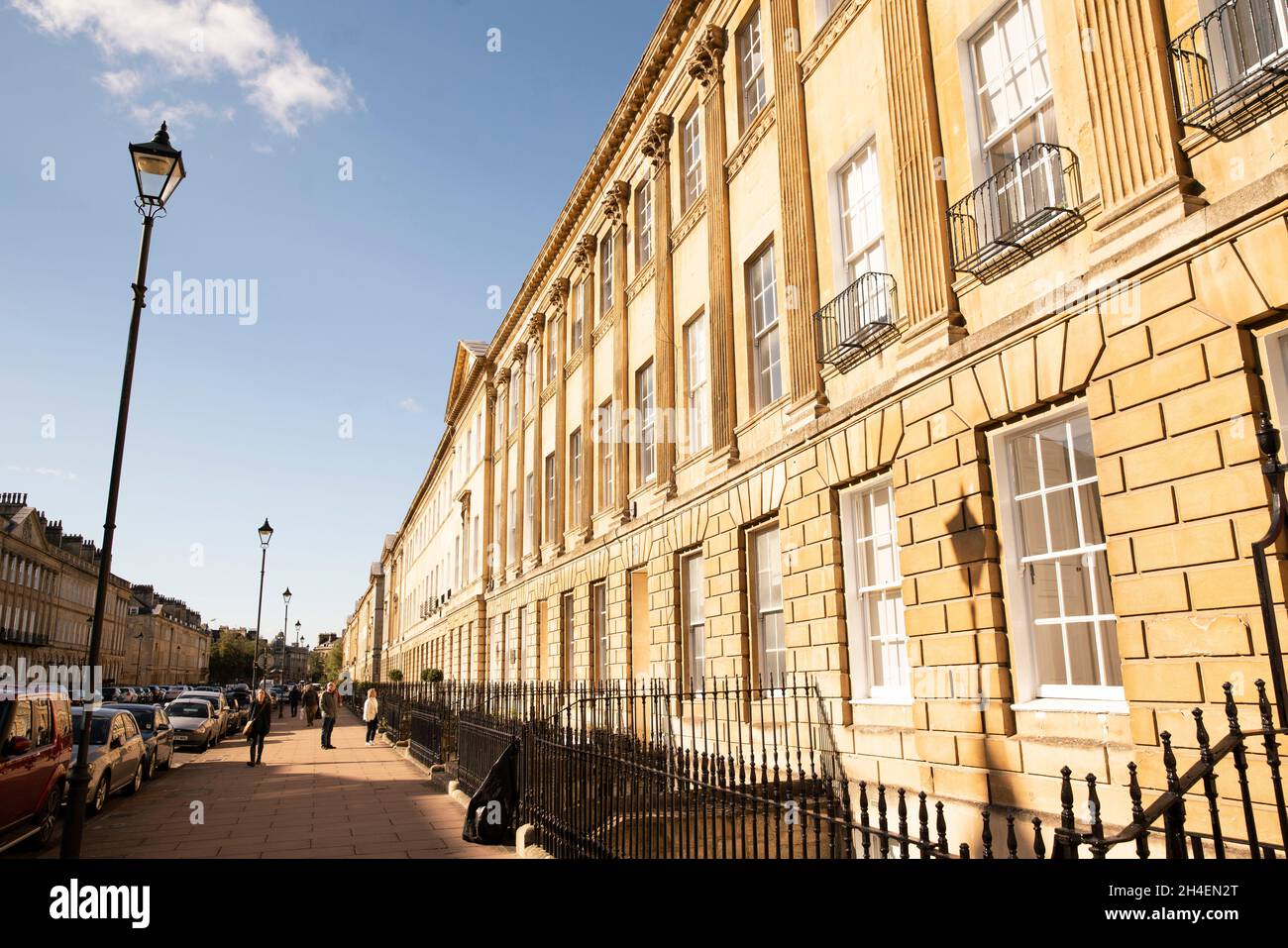 Classic Bath housing architecture built with local Bath Stone Stock ...