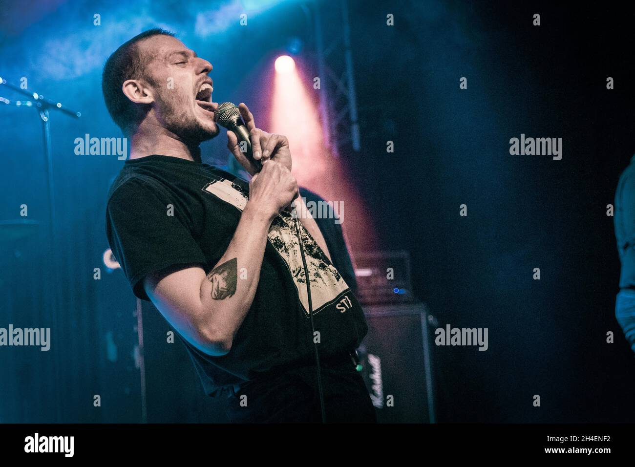 Roskilde, Denmark. 15th, October 2021. The Danish metallic hardcore ...