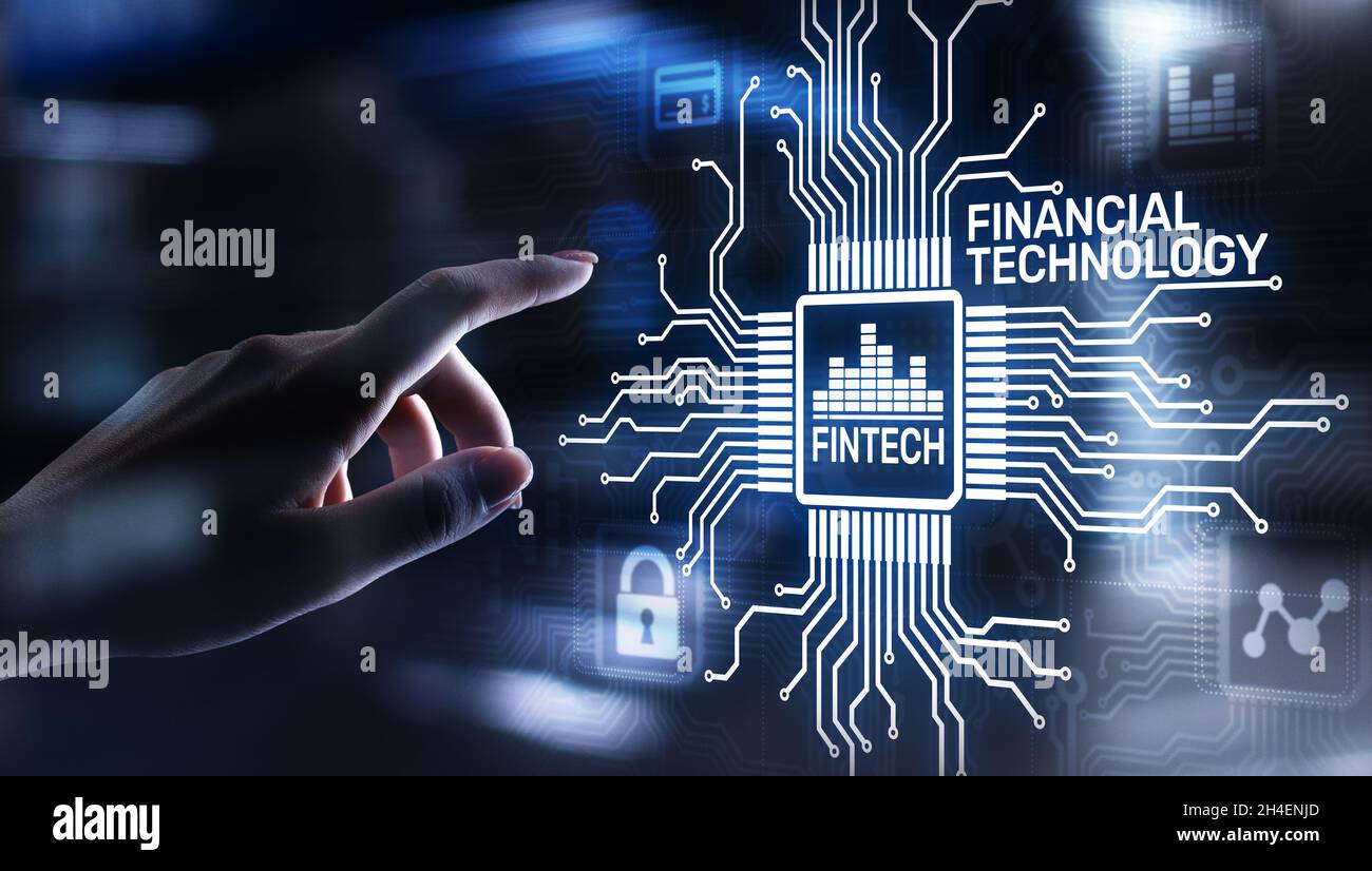 Fintech Financial technology Cryptocurrency investment and digital ...