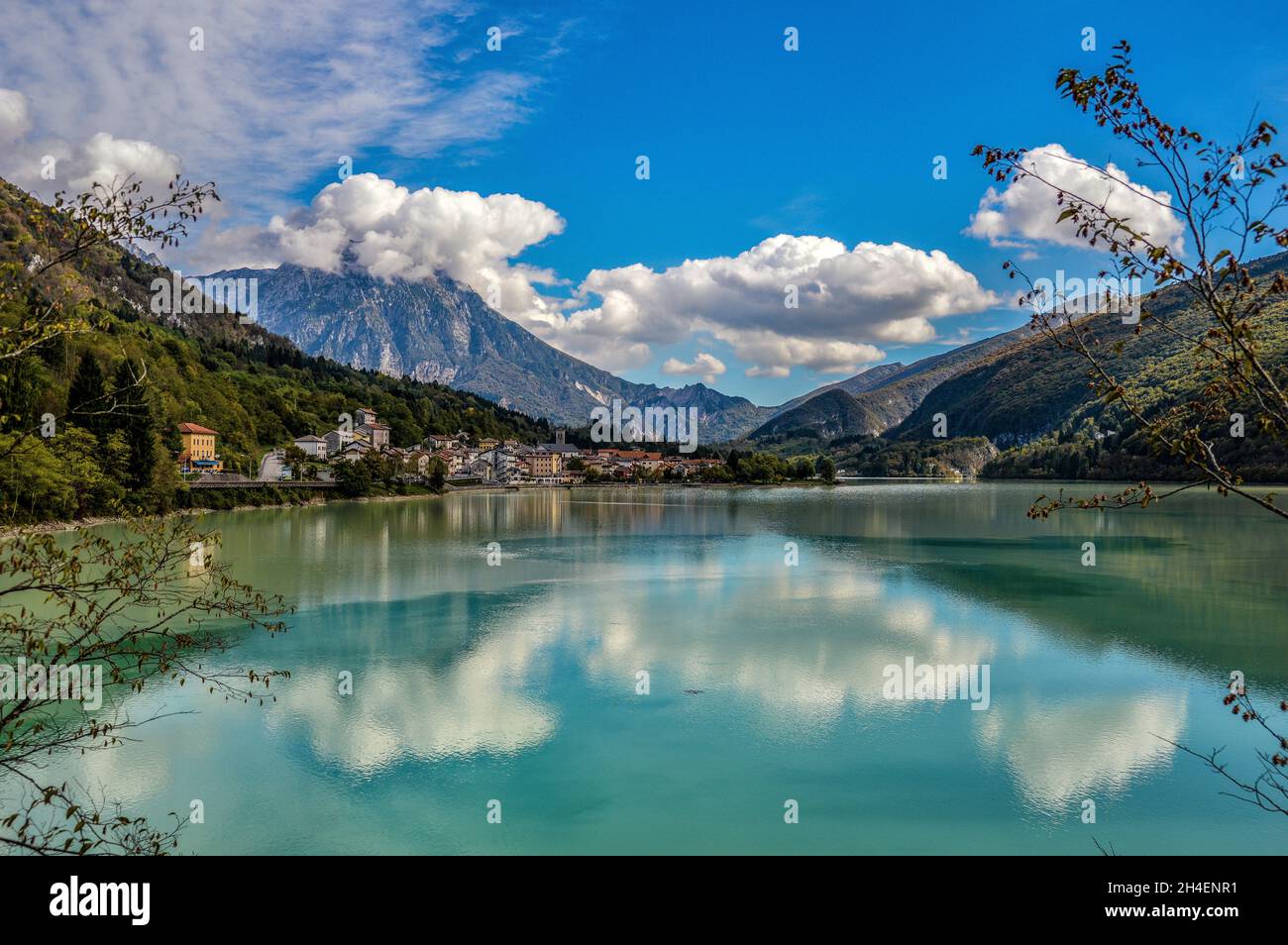Lago di Barcis Stock Photo - Alamy