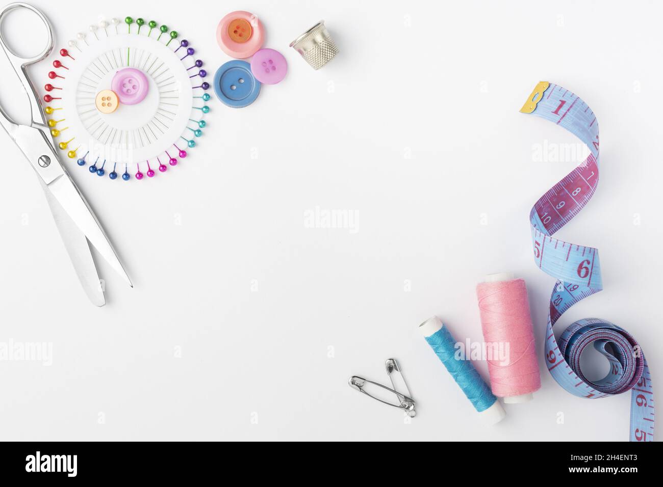 top view sewing accesories with copy space2. Resolution and high ...