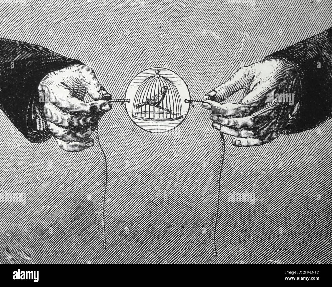 Magician Harry Houdini and Magic related vintage Stock Photo - Alamy