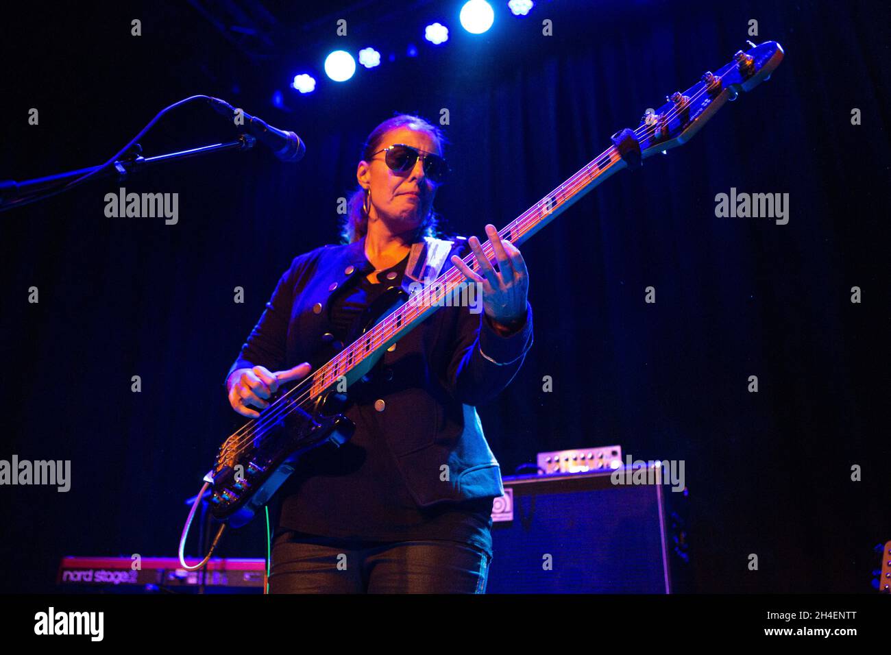 Oslo, Norway. 28th, October 2021. Ida Nielsen & the Funkbots performs a ...