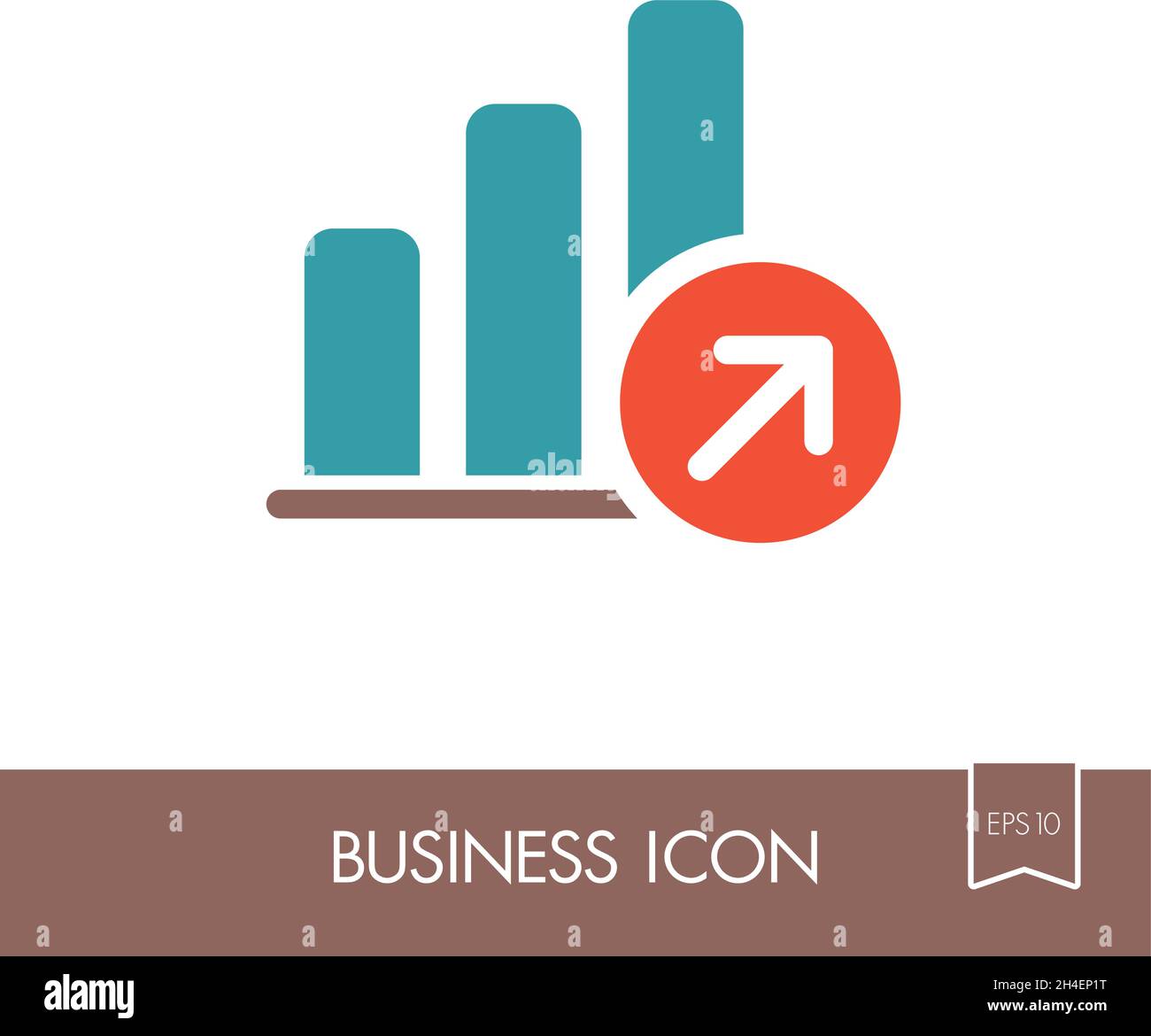 Growth graph outline icon. Finances sign. Graph symbol for your web ...