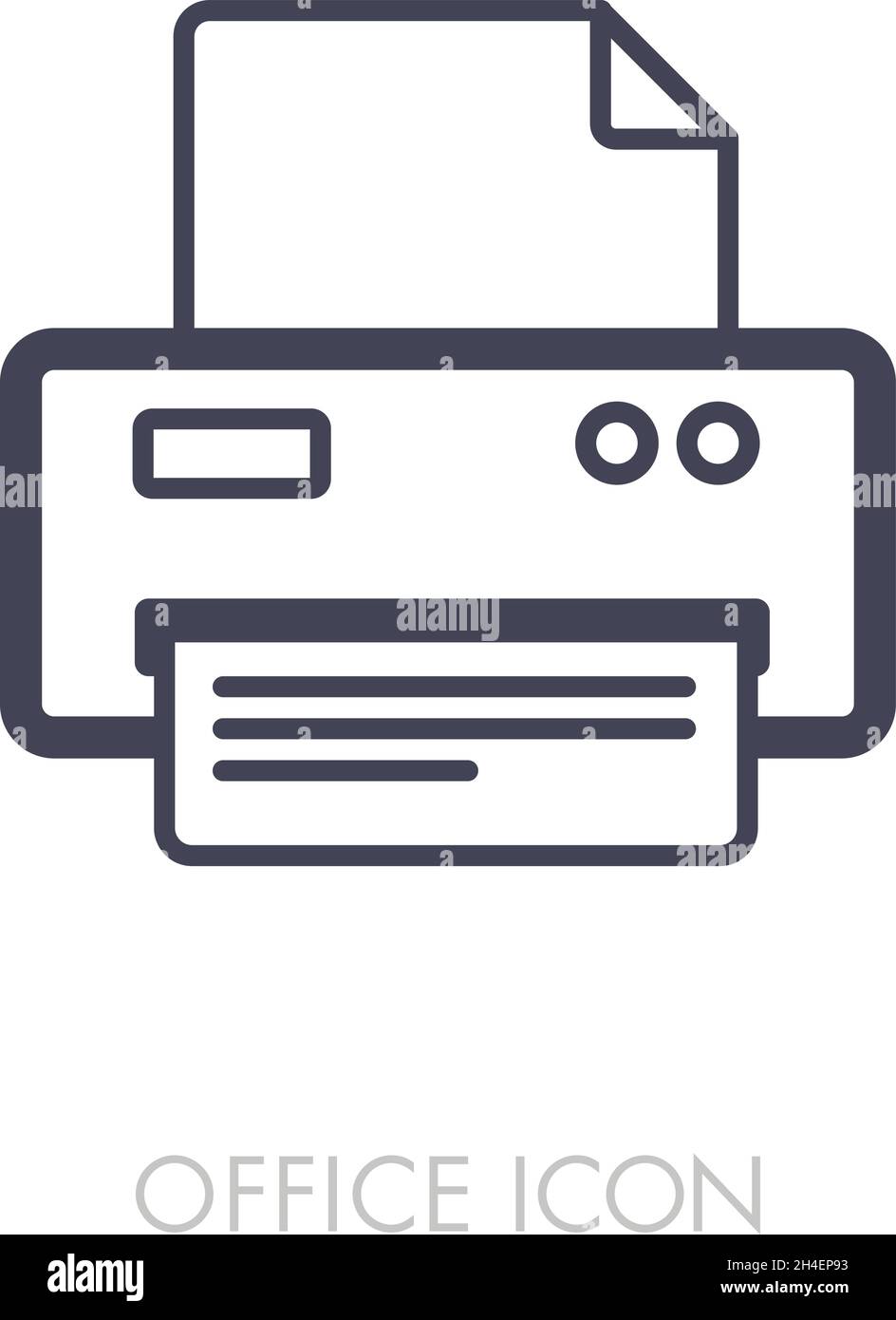 Fax printer icon sign symbol hi-res stock photography and images - Alamy