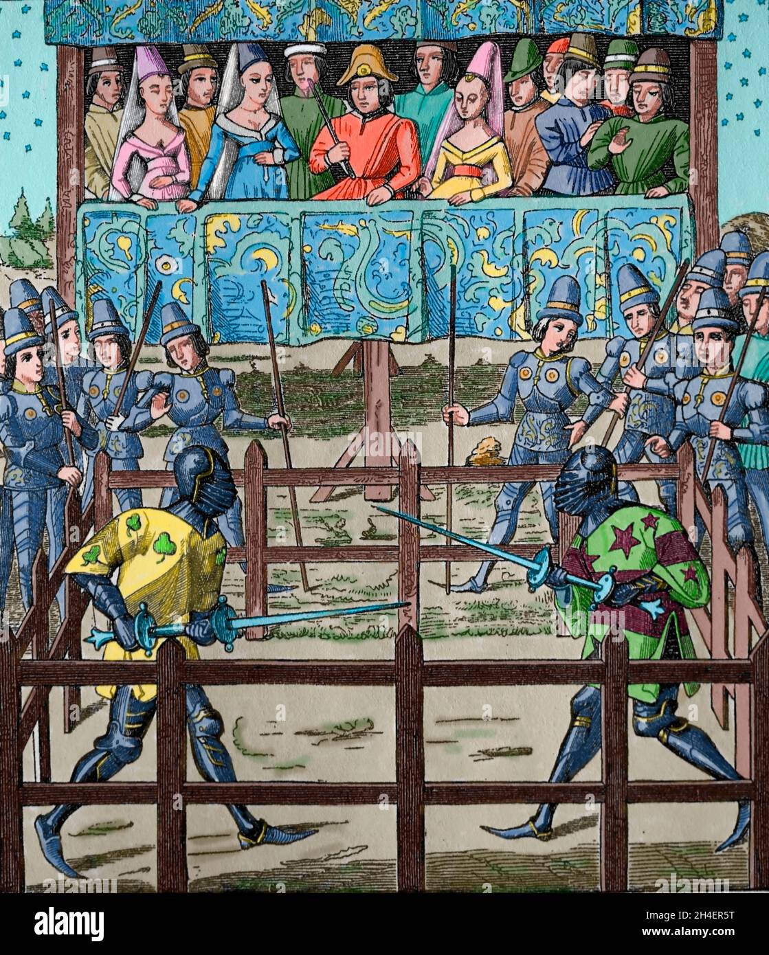 Medieval fencing manuscript hi-res stock photography and images - Alamy