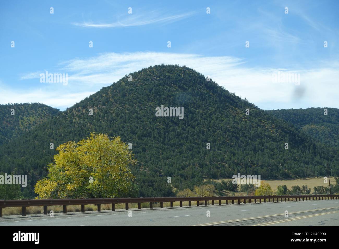 volcanic cinder cone from now extinct volcano in New Mexico Stock Photo ...