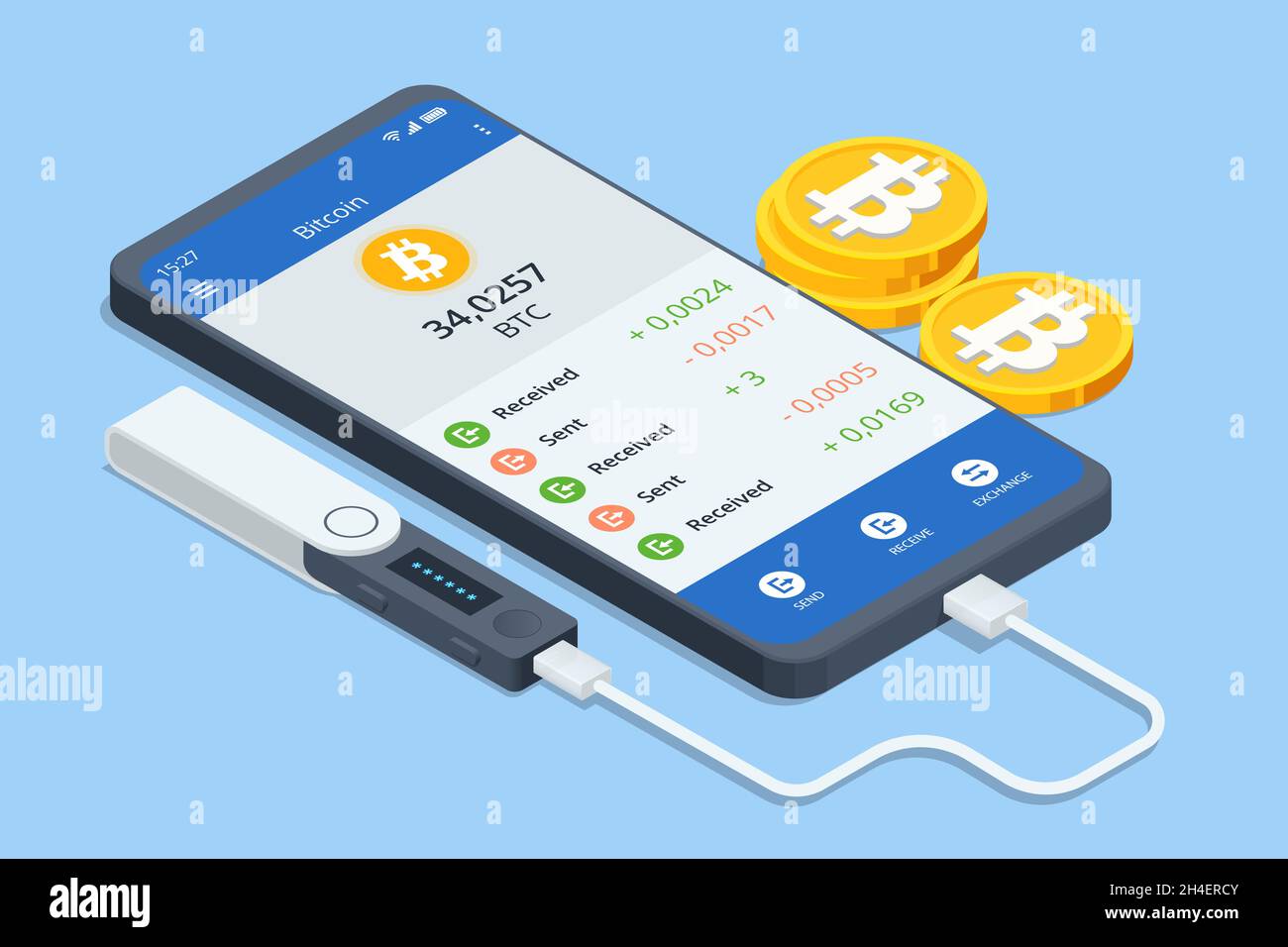 Isometric Digital Wallet technology for cryptocurrency bitcoin. Digital ... Isometric Digital Wallet technology for cryptocurrency bitcoin. Digital ...