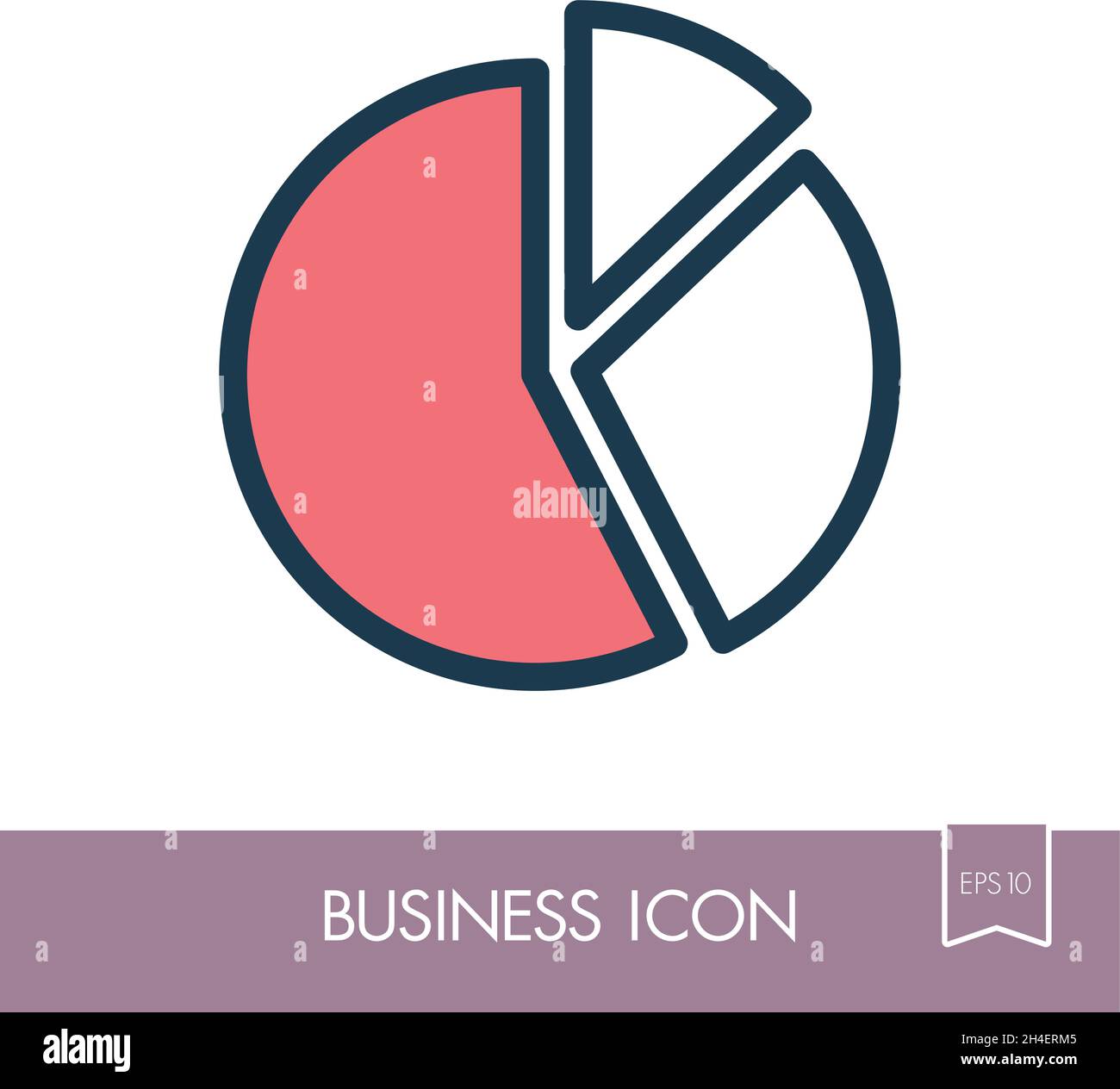 Pie Chart icon vector. Finances sign. Graph symbol for your web site ...