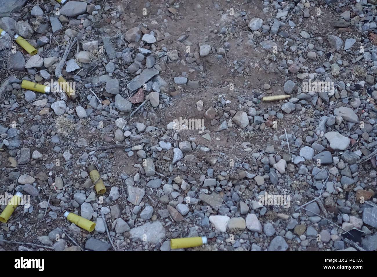 Impromptu gun ranges bring garbage Stock Photo - Alamy