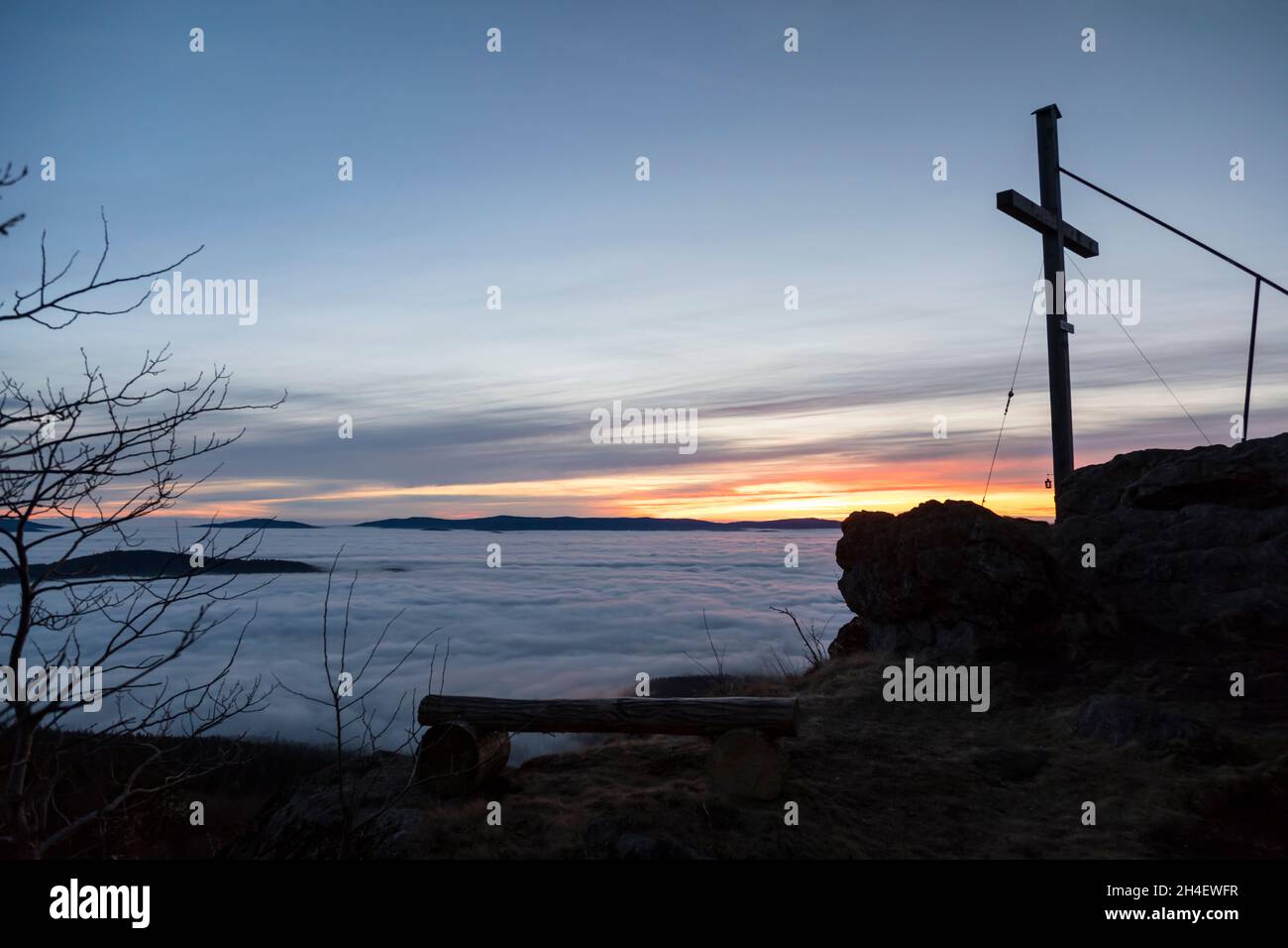 Aussicht vom Hochstein, view from Hochstein Stock Photo - Alamy