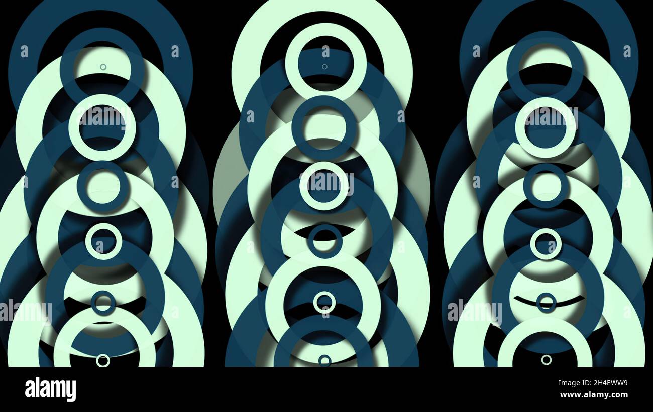 3d illustration - Abstract hypnotic circle background - psychedelic ...