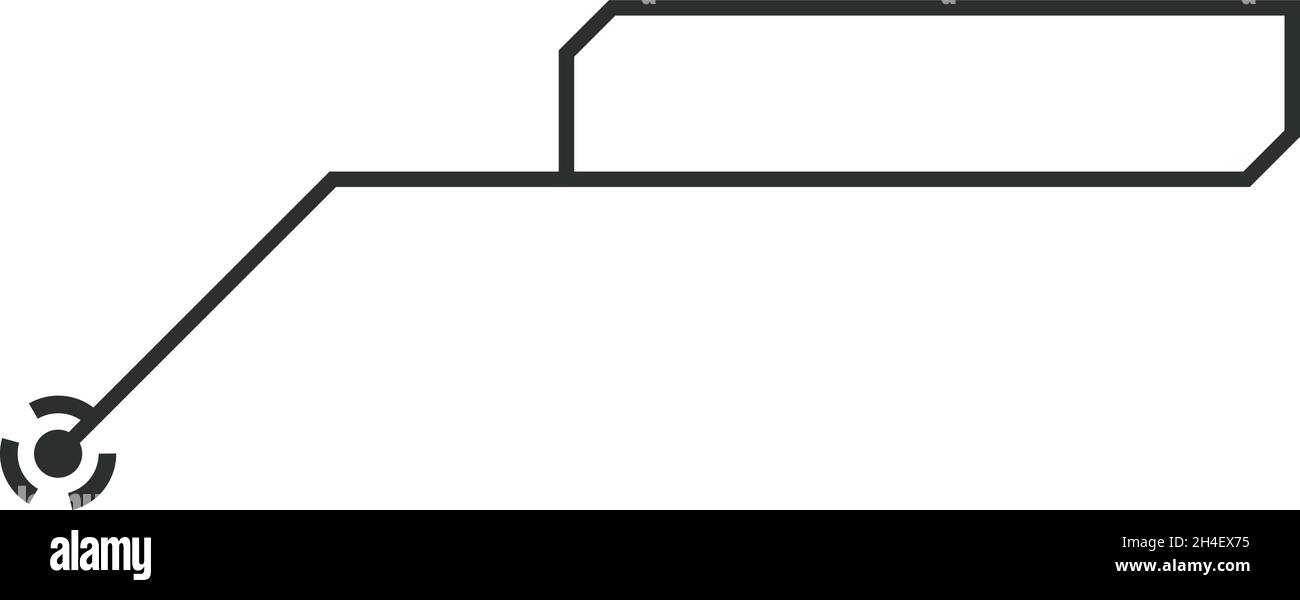 Hud digital callout titles Stock Vector Images - Alamy