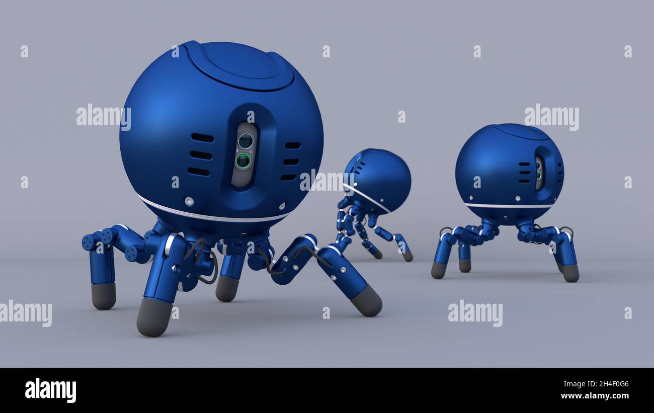 Fictional four legged robot Stock Photo - Alamy
