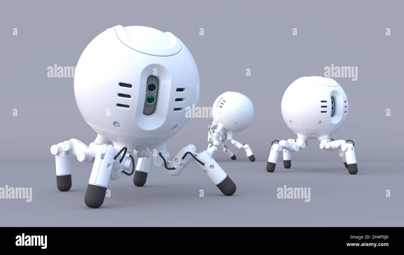 Fictional four legged robot Stock Photo - Alamy