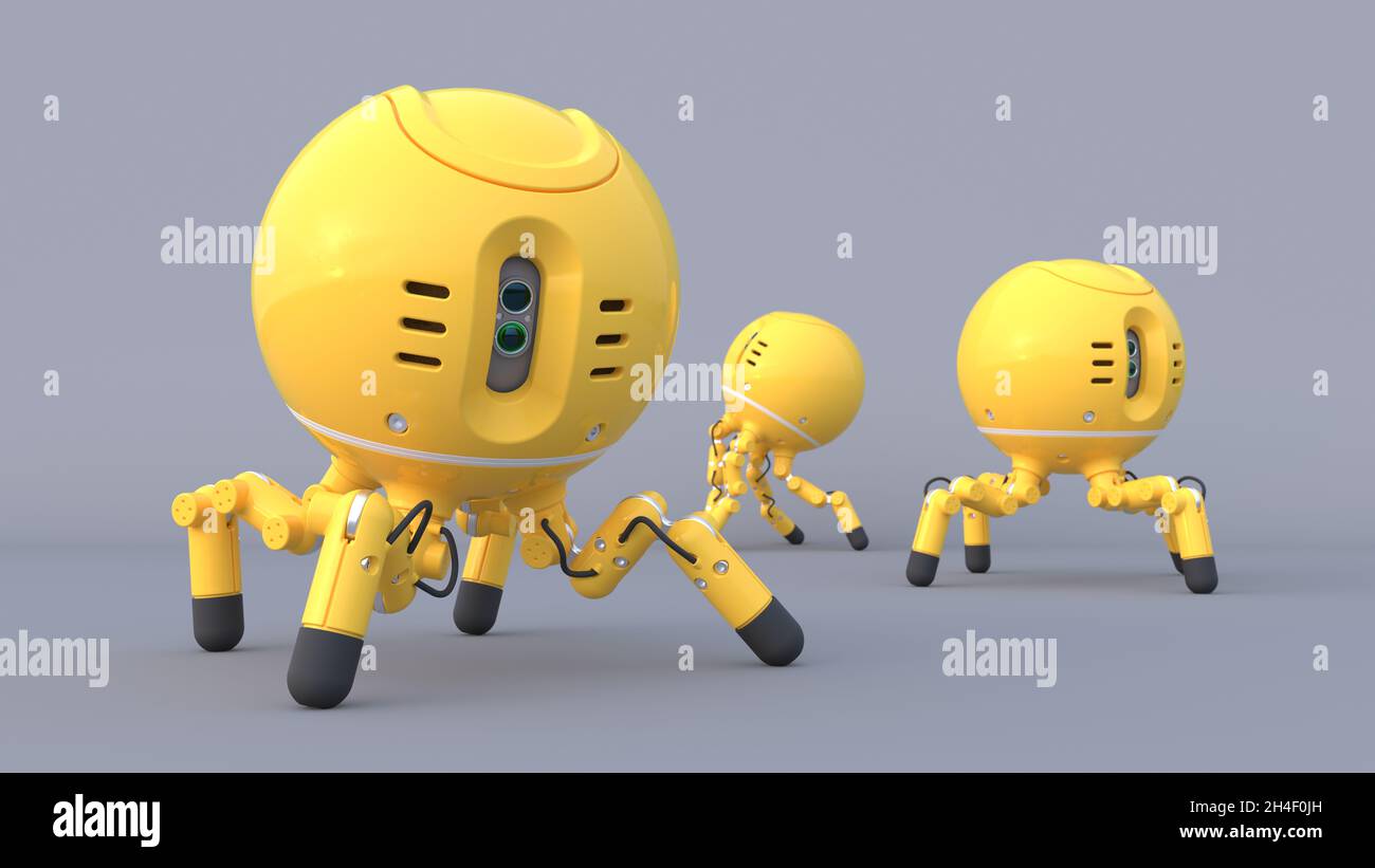 Fictional four legged robot Stock Photo - Alamy