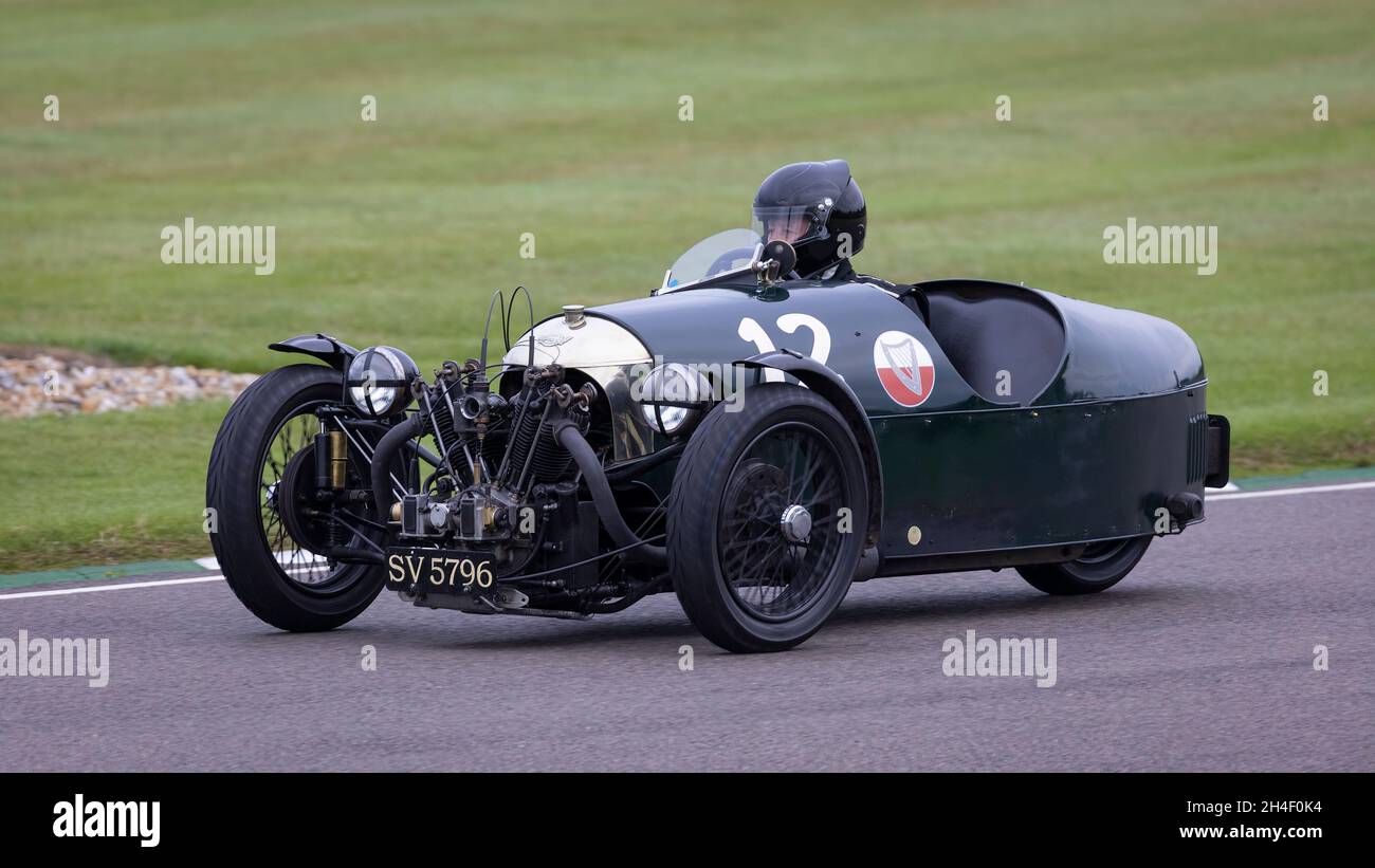 1929 Morgan Super Aero with driver Iain Stewart during the Earl Howe ...