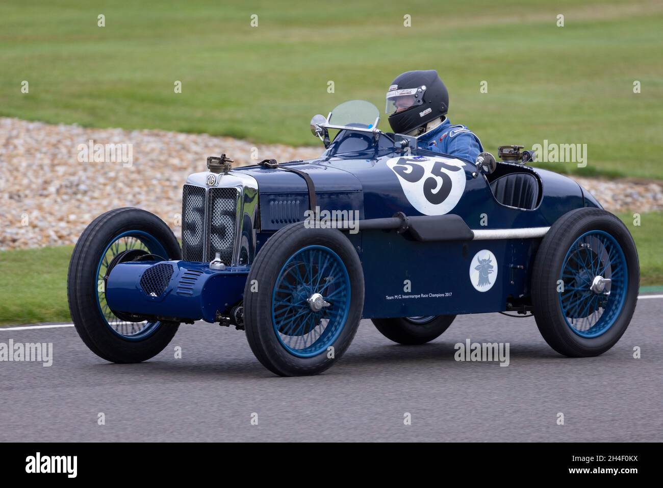 1929 MG C-Type with driver Duncan Potter during the Earl Howe Trophy ...