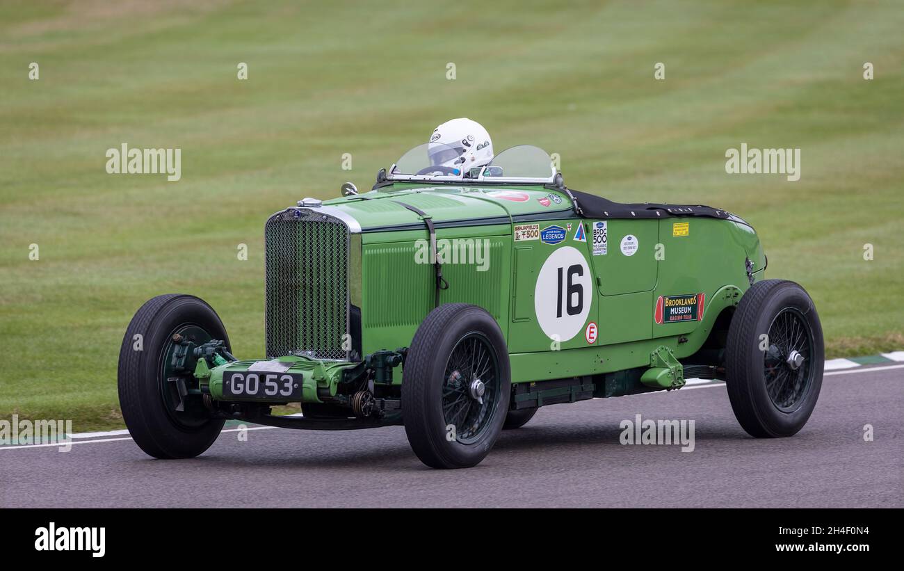 1931 Talbot AV105 with driver Christopher Lunn during the Earl Howe ...