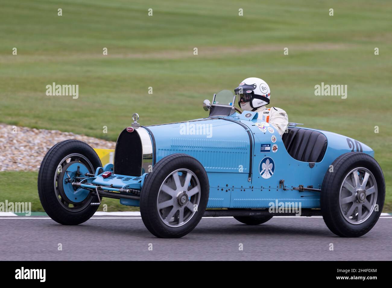 1926 Bugatti Type 35B with driver Bo Williams during the Earl Howe ...