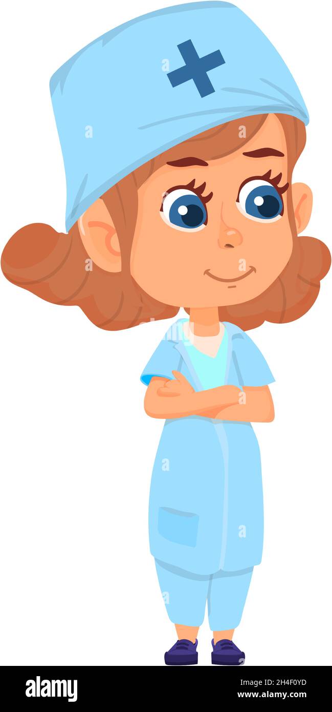 Nurse In Scrubs Cartoon