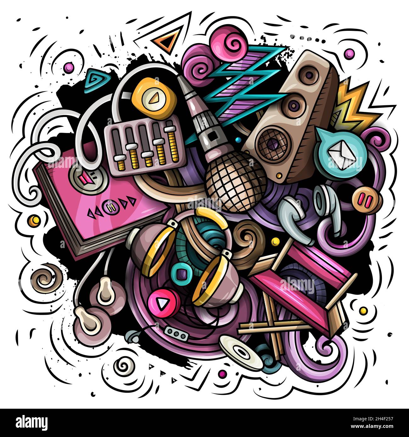 Cartoon Radio High Resolution Stock Photography and Images - Alamy