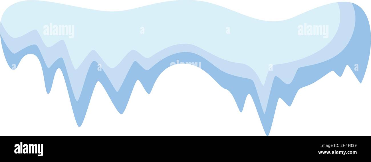 Ice frozen on roof Cut Out Stock Images & Pictures - Alamy