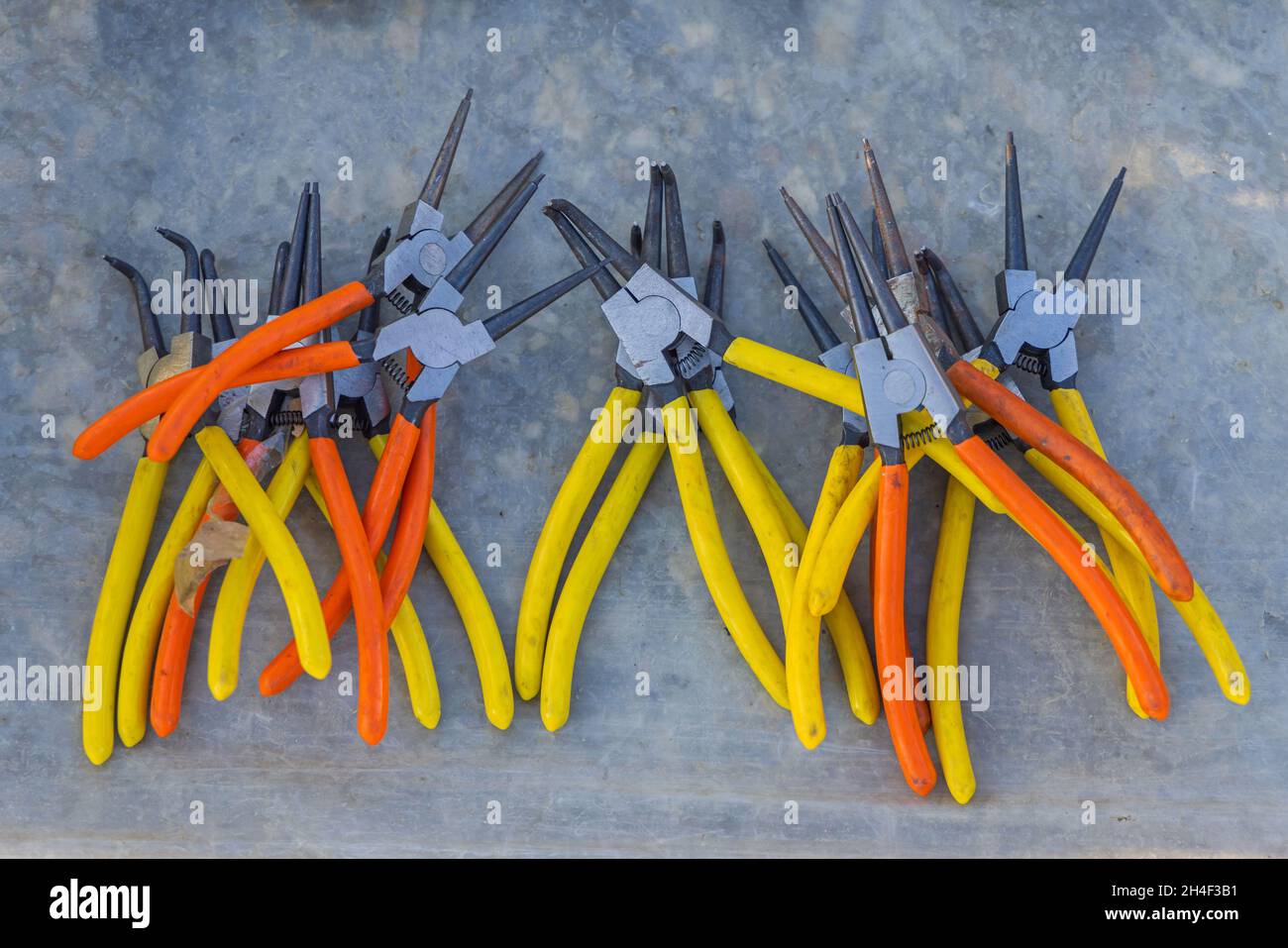 Safety Snap Ring Pliers Angle and Straight Hand Tools Stock Photo - Alamy
