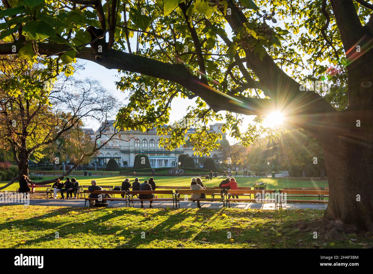 Kursalon in park stadtpark hi-res stock photography and images - Alamy