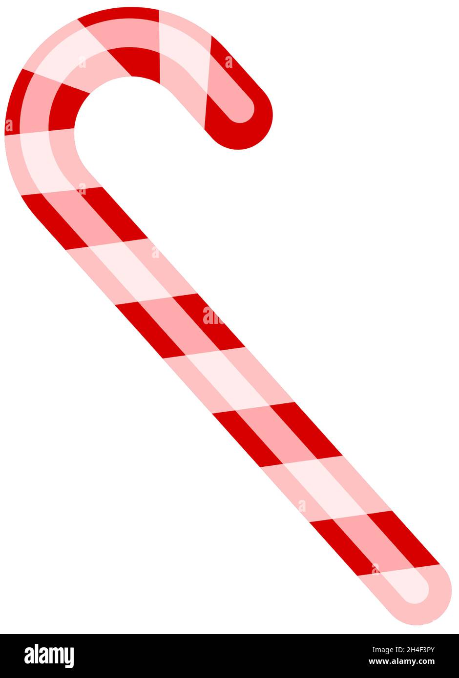 Sweet sugar cane. Red striped candy icon Stock Vector Image & Art - Alamy