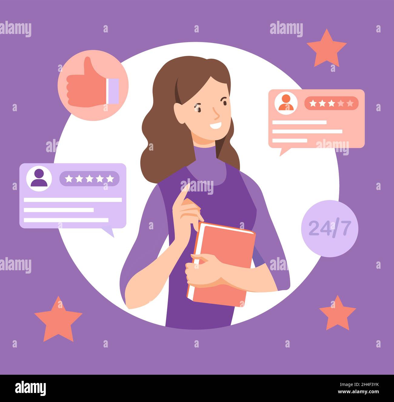 Organic flat feedback Stock Vector Image & Art - Alamy