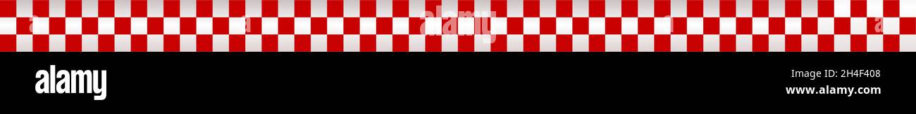 Red crime scene tape. Danger sign. White squred ribbon Stock Vector ...