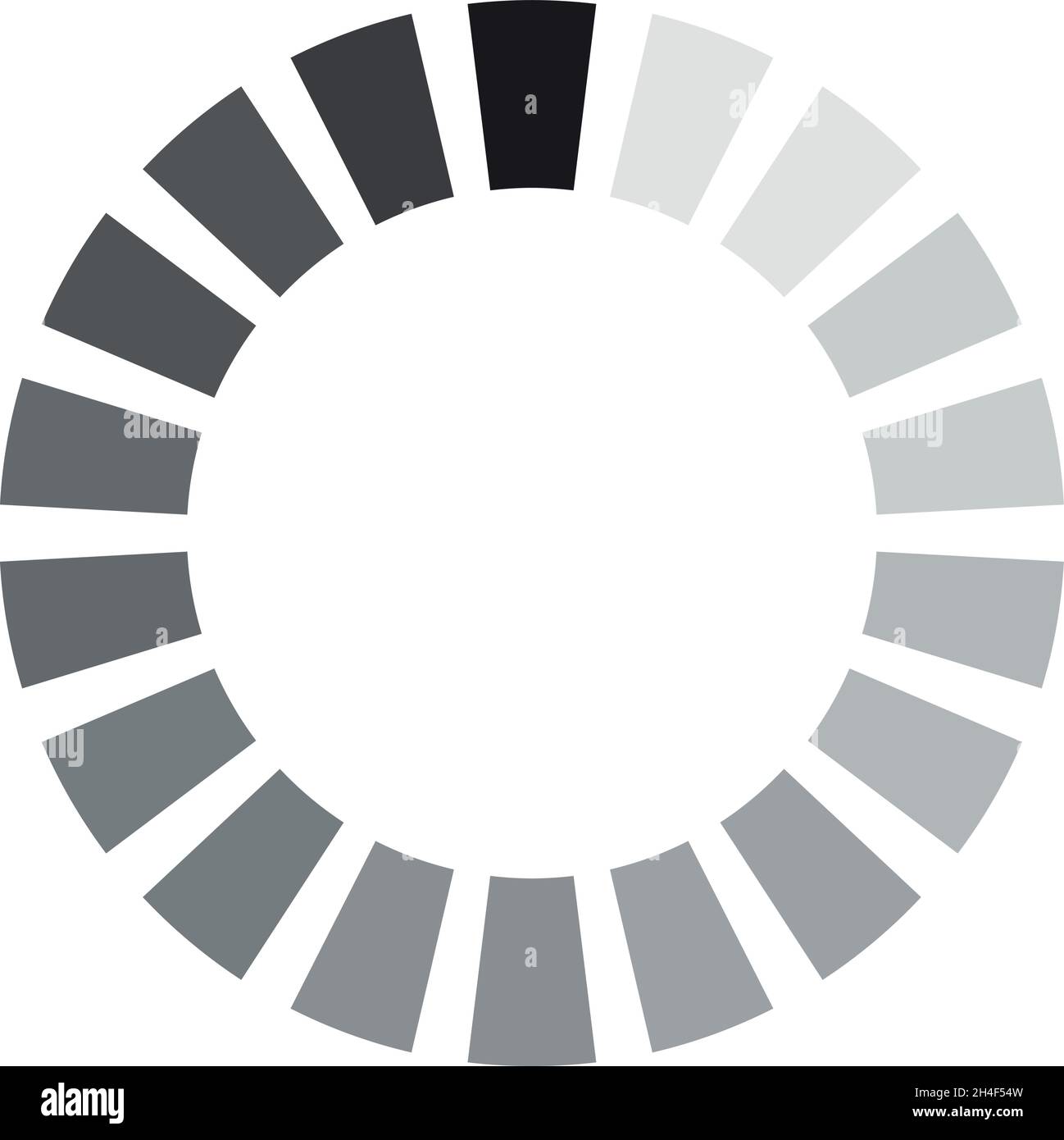 Round progress icon. Loading symbol. Upload sign Stock Vector Image & Art - Alamy
