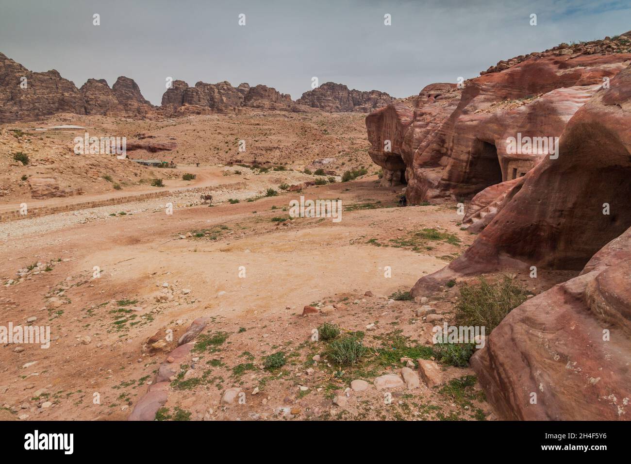 Landscape of the ancient city Petra, Jordan Stock Photo - Alamy