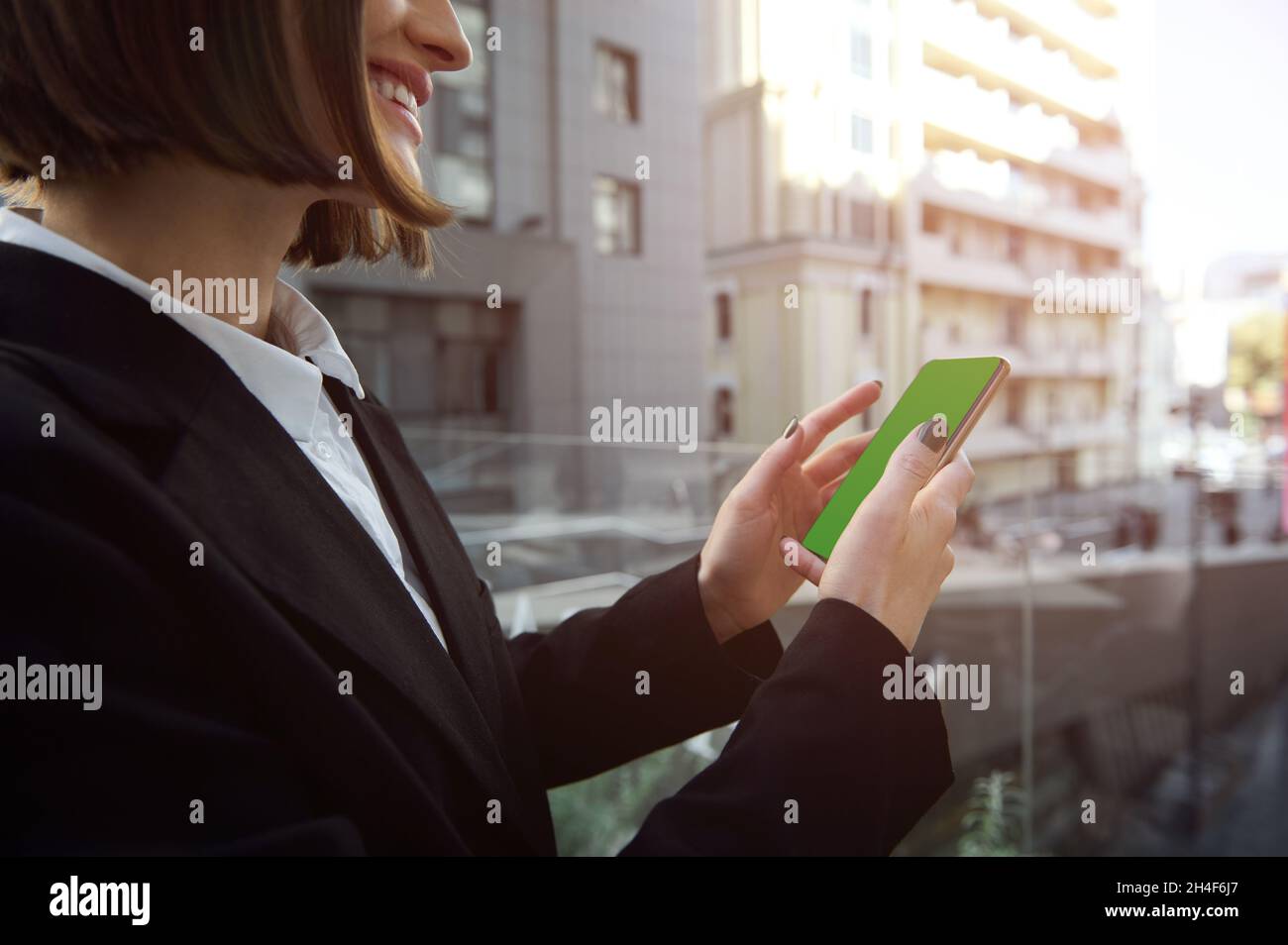 Woman balcony falling hi-res stock photography and images - Alamy